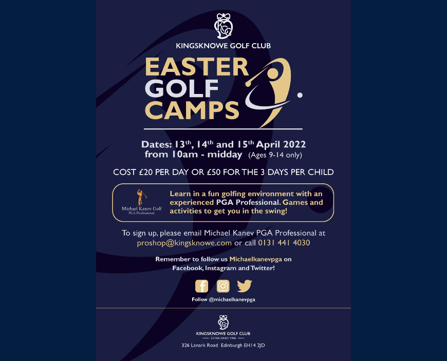 Easter Golf Camps